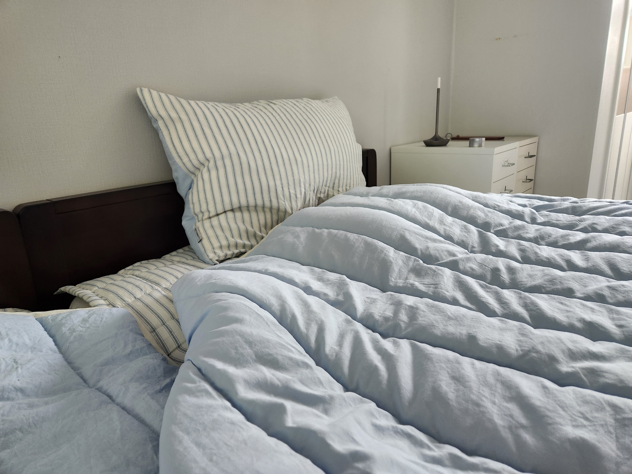 '패널추가 로그 SE0등급 고무나무 원목 침대 프레임 SS/Q' 제품으로 꾸민 유저들의 스타일링샷 | 오늘의집 유저들의 집꾸미기