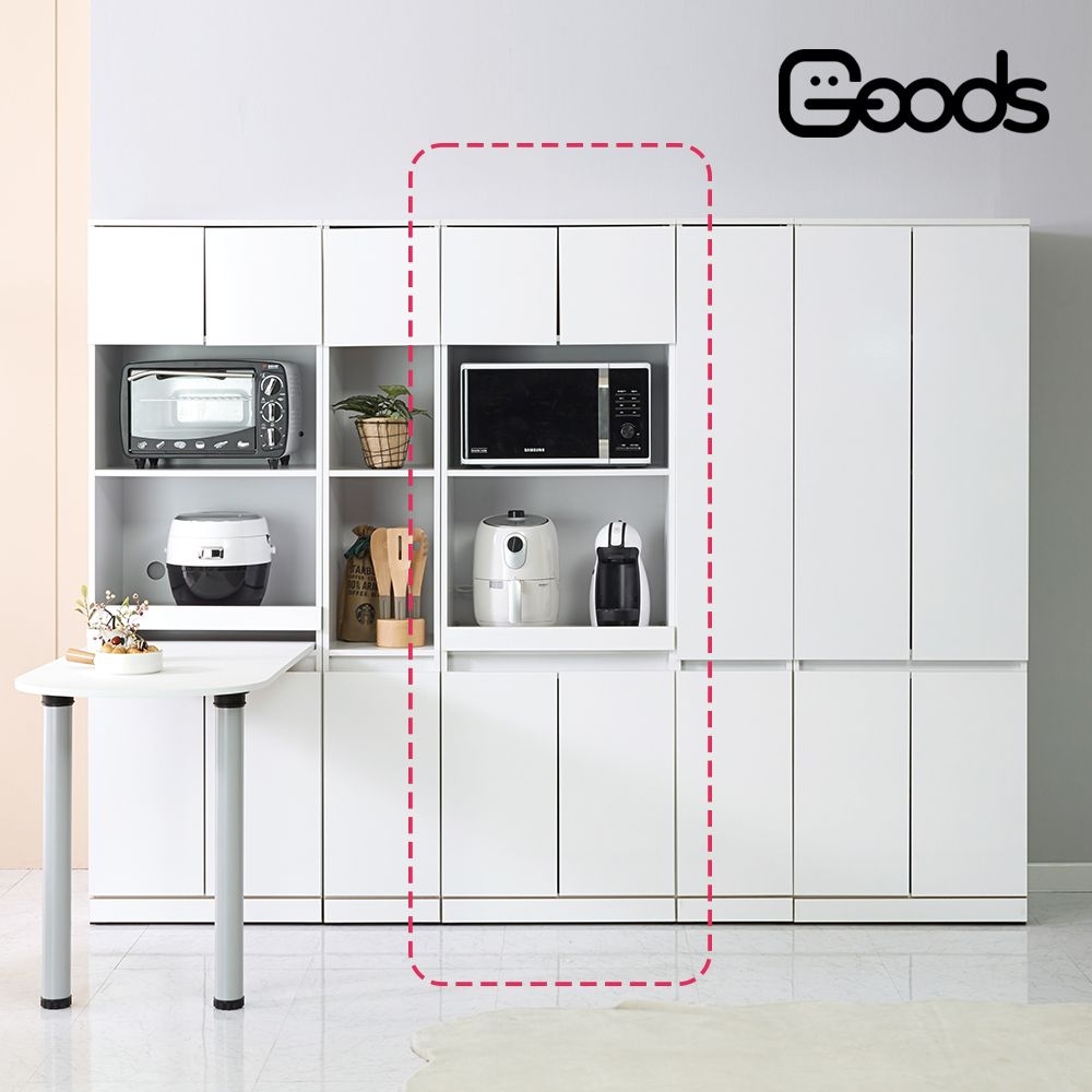 주방수납장 > GA 03루올라 LPM 600 렌지대 키큰 밥솥 정리장 높은 주방 수납장 그릇장 | 오늘의집 쇼핑