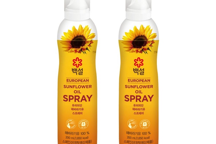 오일·식초·꿀 백설 유러피안 해바라기유 스프레이 200ml2개 오늘의집 쇼핑