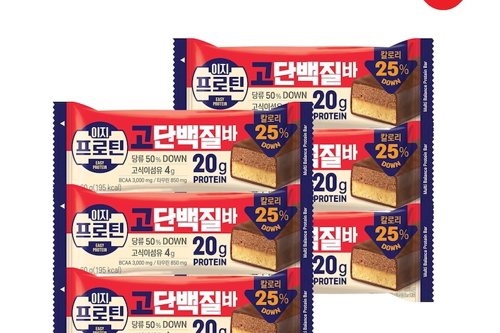 시리얼·시리얼바 이지프로틴 고단백질바 60g6개 오늘의집 쇼핑