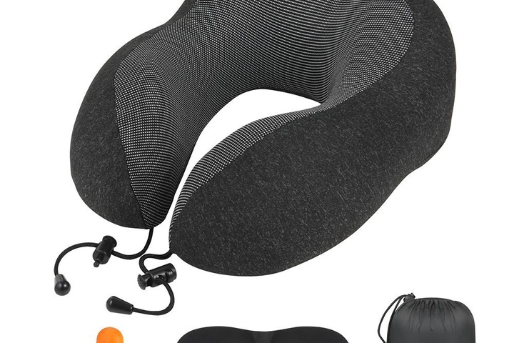 인테리어용품 여행용 메모리폼 목베개 수면안대 귀마개 파우치 세트 오늘의집 쇼핑