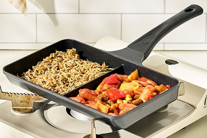 프라이팬·그릴 > 2구 토스트 사각 트윈팬 IH 27cm | 오늘의집 쇼핑