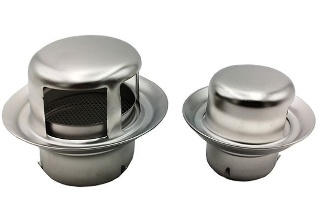 가구부속품 스테인레스 눈물방지 방풍형 후드캡 외부 환기구 벽체용 75mm 100mm 오늘의집 쇼핑