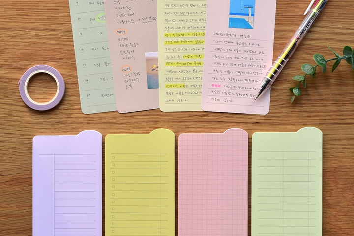 디자인문구 스티키라인업 점착식 메모지8option 오늘의집 쇼핑