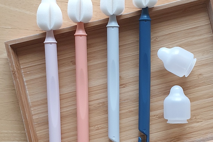 젖병세척용품 미니롱 세척솔 4p캡2p 증정젖병솔 젖꼭지솔 텀블러 물병솔 오늘의집 쇼핑