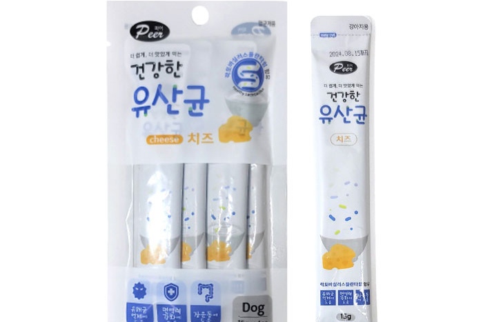강아지 사료·간식 건강한 유산균 치즈 15g X 4p 강아지간식 오늘의집 쇼핑