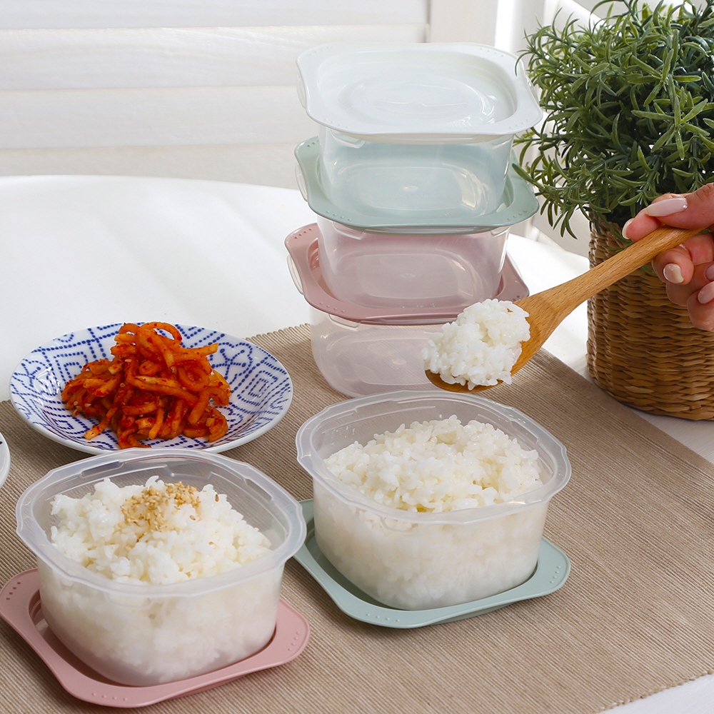 밀폐용기·반찬통 파파러브 전자레인지용 밀폐용기 1호 냉동밥 보관용기 300ml 오늘의집 쇼핑