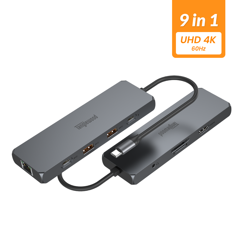 Pc주변기기 에센셜 멀티허브 Usb C타입 9in1 Usb32 10gbps Pd100w Uhd 4k 오늘의집 쇼핑