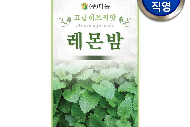 식물 레몬밤 허브 씨앗 20g 멜리사 정원 텃밭 화단 심기 파종 키우기 꽃씨 종자 오늘의집 쇼핑