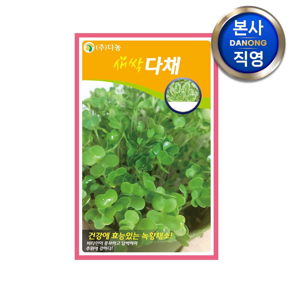 식물 새싹 다채 씨앗 30g 비타민채 무소독 채소 재배 씨 종자 오늘의집 쇼핑