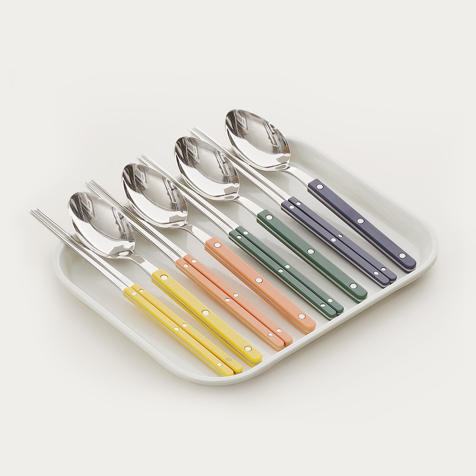 수저·커트러리세트 딱하루 14436원 11 시에르 파르베 수저세트총2인4p 12color 오늘의집 쇼핑