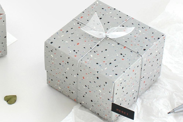 파티·이벤트용품 스톤 라벨 박스 10x10x7cm 5매 오늘의집 쇼핑