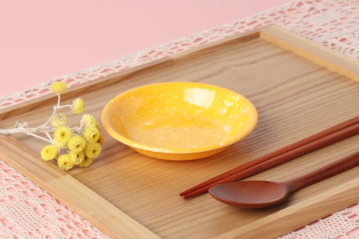접시·플레이트 레트로 병아리 그릇 삼총사 1호 떡볶이 접시 분식집 멜라민 포장마차 오늘의집 쇼핑