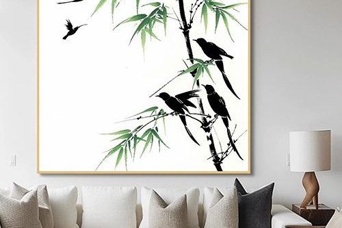 그림·사진 대숲의소곡 알루미늄액자 대나무 수묵화 성실 승진 사무실 서재 풍수 인테리어 액자 오늘의집 쇼핑