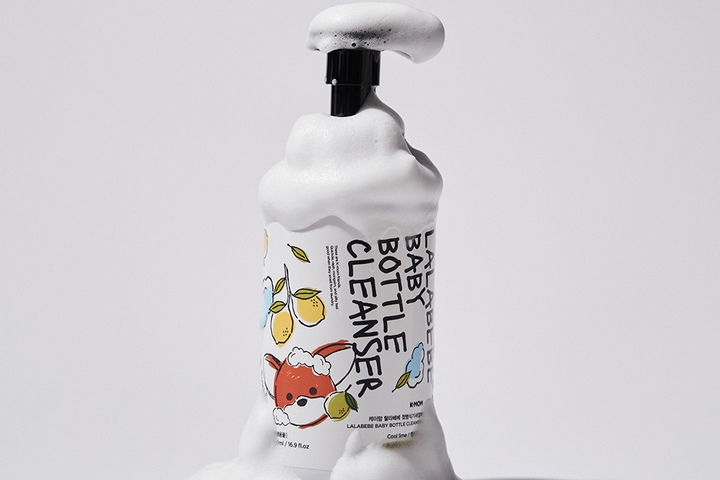 세탁용품 케이맘 랄라베베 젖병식기세정제용기 500ml 거품형 오늘의집 쇼핑
