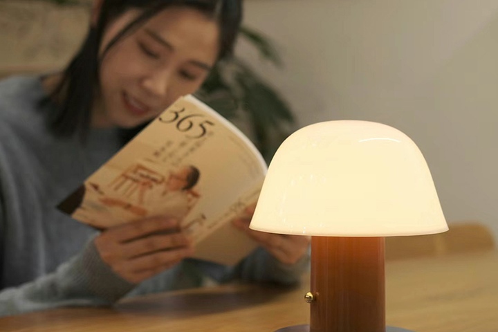 단스탠드 Led 테이블램프 충전식 무드등 버섯등 단스탠드 인테리어 조명 2colors 오늘의집 쇼핑