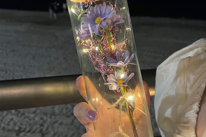 꽃다발·플라워박스 특별한 마가렛 Led유리병편지지세트 오늘의집 쇼핑