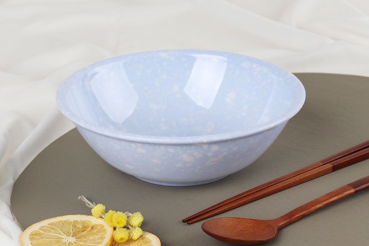 공기·대접 레트로 블루팝 그릇 국물그릇 1호 떡볶이 접시 분식집 멜라민 포장마차 오늘의집 쇼핑