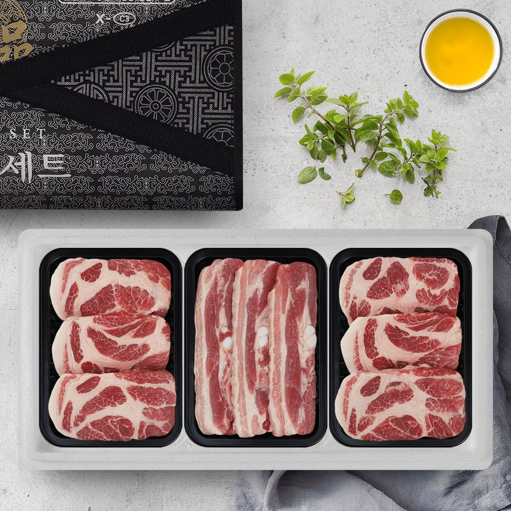 정육·계란 한돈 돈육 구이선물세트 12kg삼겹살목살 오늘의집 쇼핑