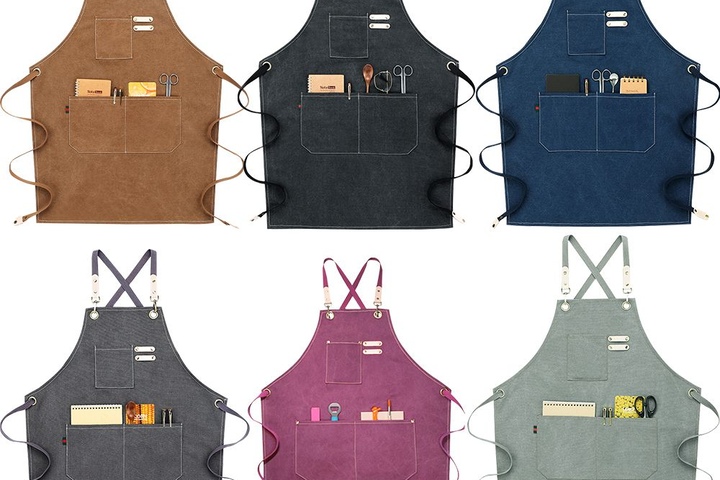 앞치마·주방장갑 캔버스 프리미엄 앞치마 1size 8color 오늘의집 쇼핑