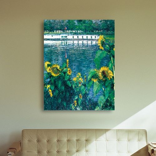 그림·사진 카유보트 세느강변의 해바라기 명화 캔버스액자 벽 거실 홈 카페 풍경화 인테리어 액자 오늘의집 쇼핑
