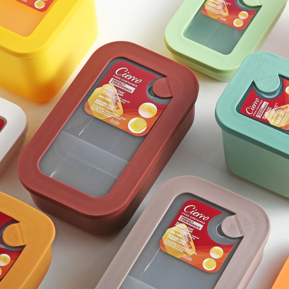 밀폐용기·반찬통 시에로 컬러 밀폐용기 직사각 900ml 9color 오늘의집 쇼핑