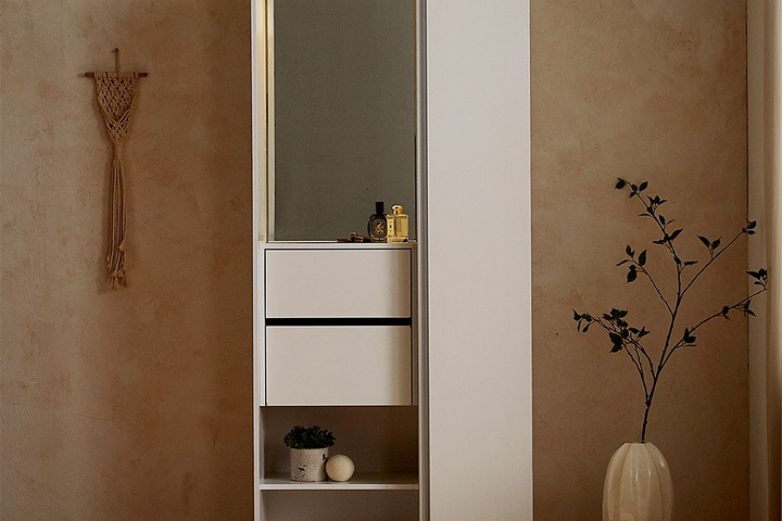 수납장 > 에일리 LPM 800 거울 오픈 현관 신발장 다용도 수납장,LED조명 | 오늘의집 쇼핑