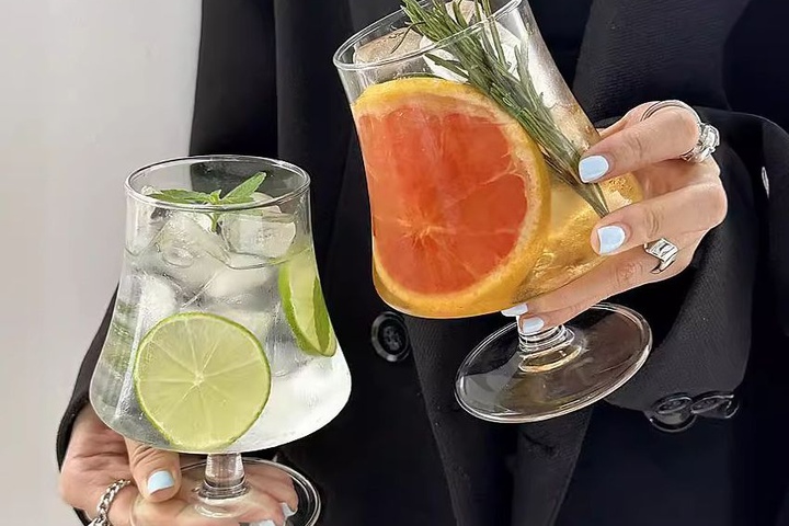 유리컵·물컵 벨라인 유리 고블렛 475ml 맥주잔 고블렛잔 오늘의집 쇼핑