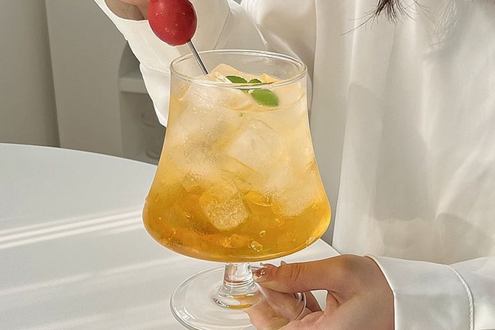유리컵·물컵 벨라인 유리 고블렛 6p 세트 475ml 맥주잔 고블렛잔 오늘의집 쇼핑