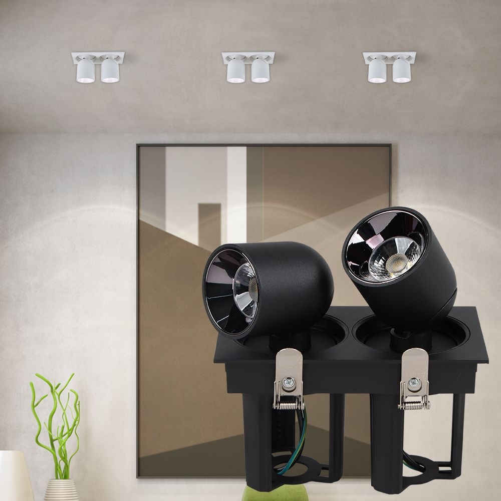 매입등 > DS_LED 에코 테오 COB 2구 매입등 20W _2color 각도조절 플리커프리 | 오늘의집 쇼핑