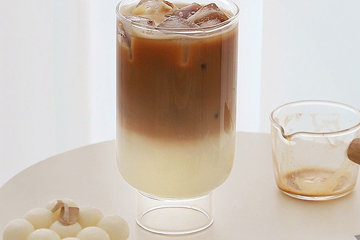 유리컵·물컵 굽 내열유리 글라스 대 470ml 유리컵 오늘의집 쇼핑