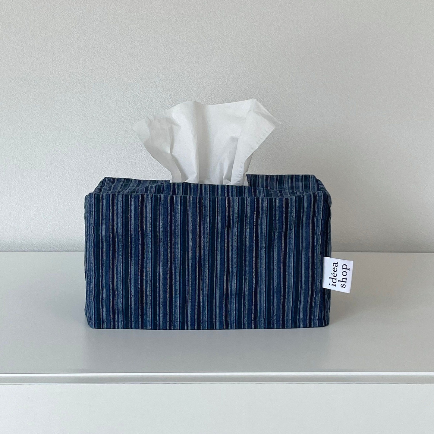 의자·기타커버 Denim Tissue Case Deep Bluem 티슈케이스 오늘의집 쇼핑
