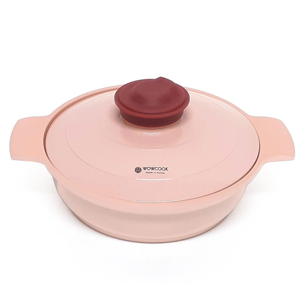 냄비·뚝배기 와우쿡 중력주조 Ih 인덕션 도나베 넘침방지 세라믹코팅 양수냄비 22cm 0558 오늘의집 쇼핑