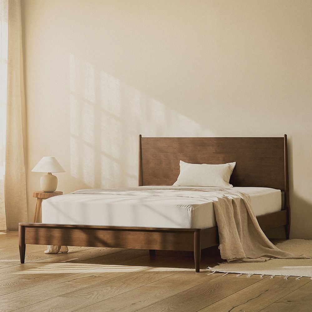침대프레임 > 루체 SE0등급 고무나무 원목 침대프레임 SS/Q | 오늘의집 쇼핑