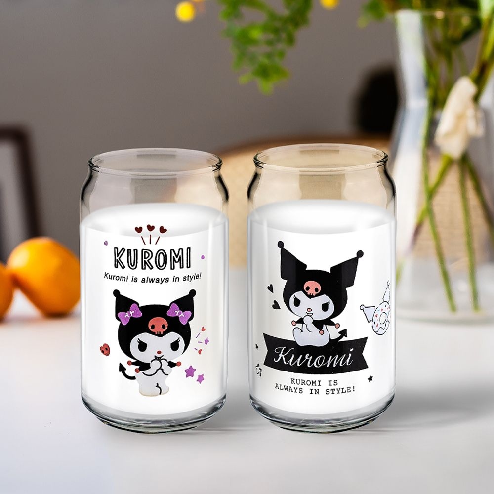 유리컵·물컵 > 산리오 쿠로미 350ml 캔글라스 유리컵 2p 세트 | 오늘의집 쇼핑