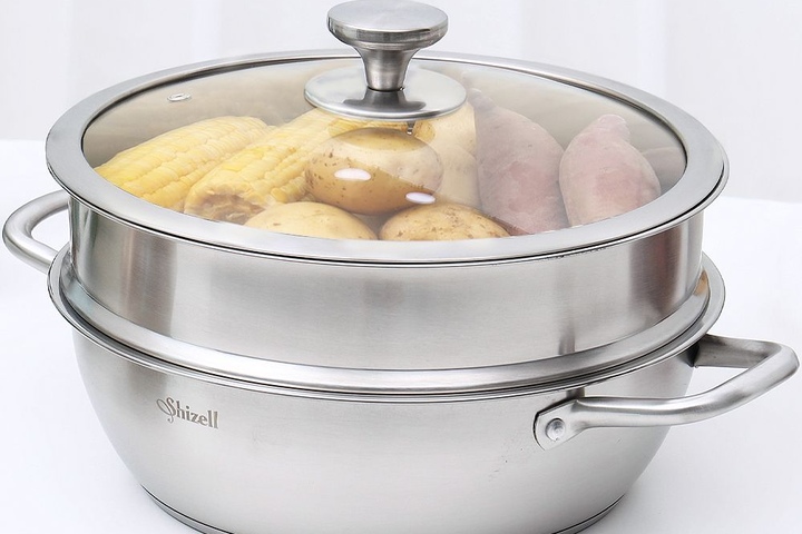 압력솥·찜솥 Ih 인덕션냄비 스텐 냄비 찜기 찜냄비 찜솥 30cm 오늘의집 쇼핑