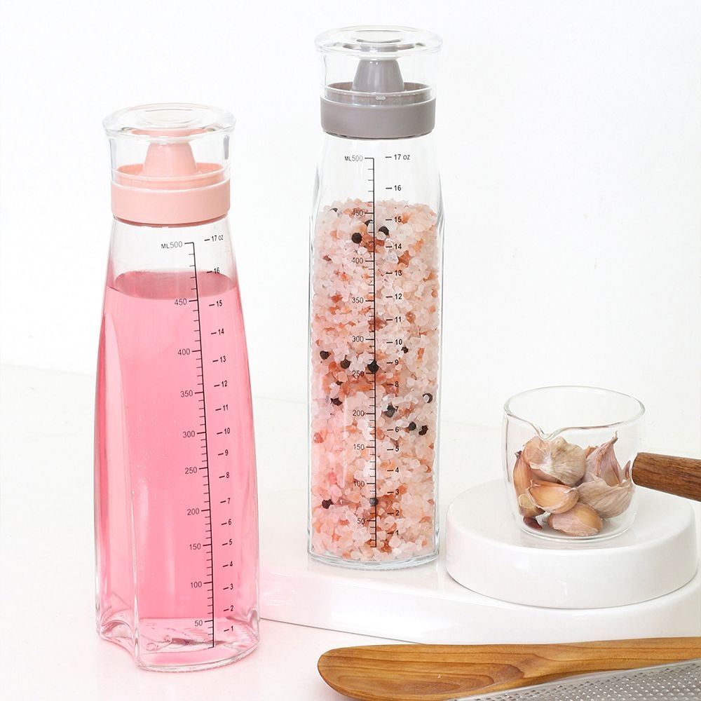 양념통·오일병 > [단독특가] 시노글라스 신형 실리콘 오일병 500ml 2p | 오늘의집 쇼핑