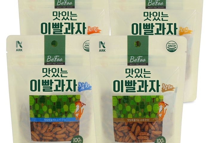 고양이 사료·간식 맛있는 이빨과자 고양이 스낵 간식 X4팩 묶음 치석관리 헤어볼 오늘의집 쇼핑