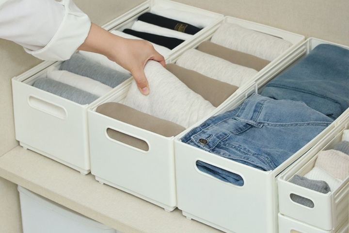 서랍칸막이·수납함 길이조절 옷장 수납정리함 2size 오늘의집 쇼핑
