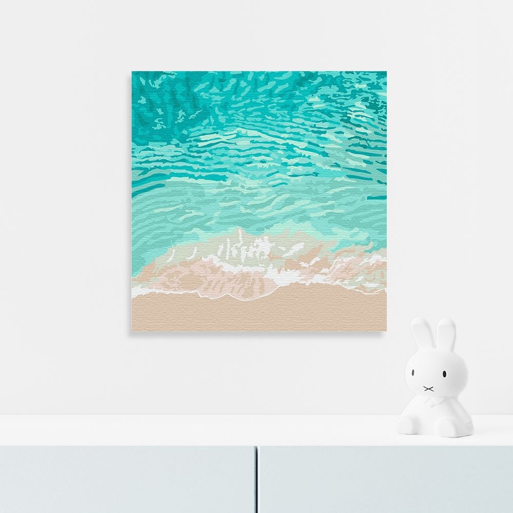 Diy명화그리기 명화그리기 에메랄드 바다 20x20 캔버스페인팅 Diy 유화그림 집콕 취미 오늘의집 쇼핑