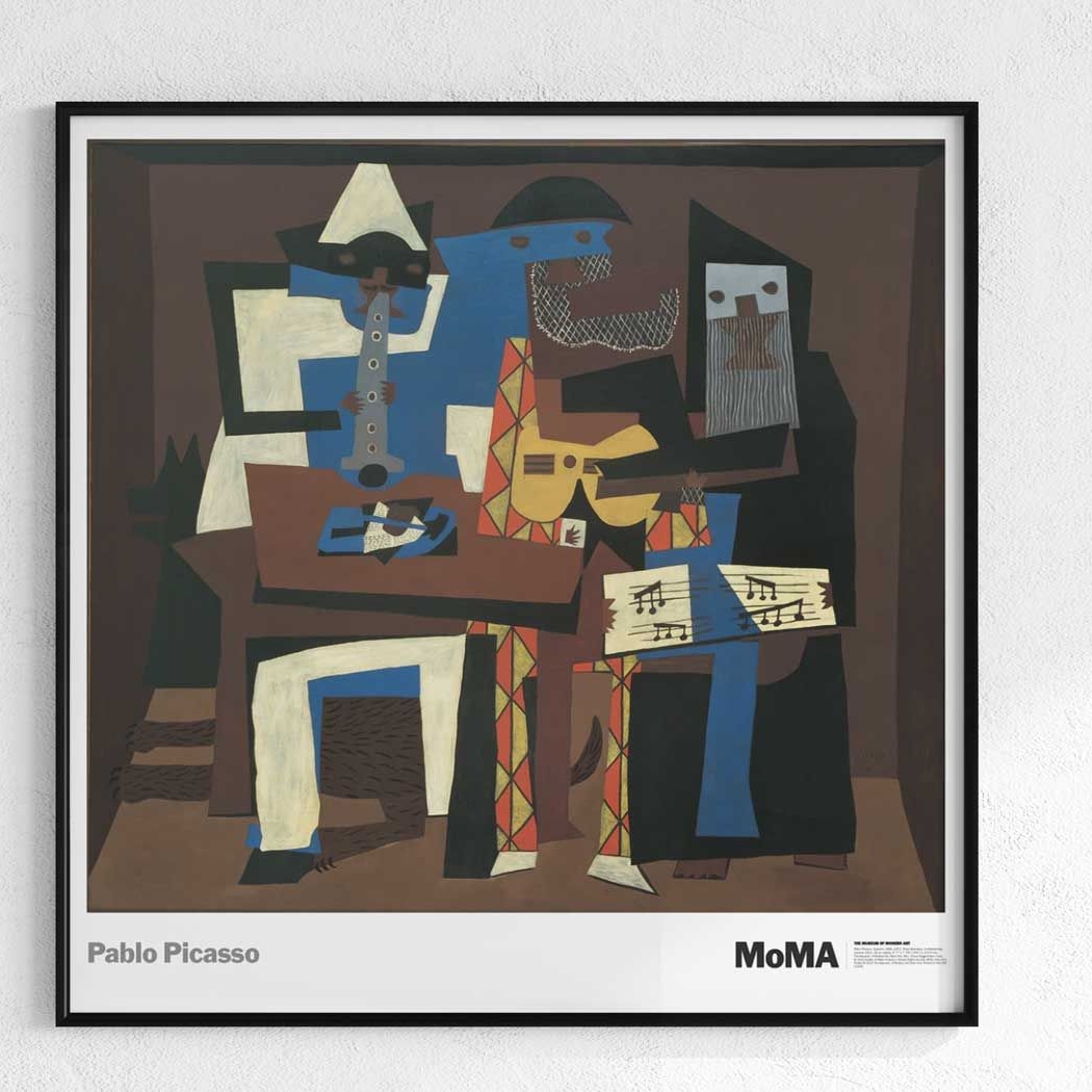 그림·사진 > 파블로 피카소(Pablo Picasso) / Three Musicians (액자포함) | 오늘의집 쇼핑