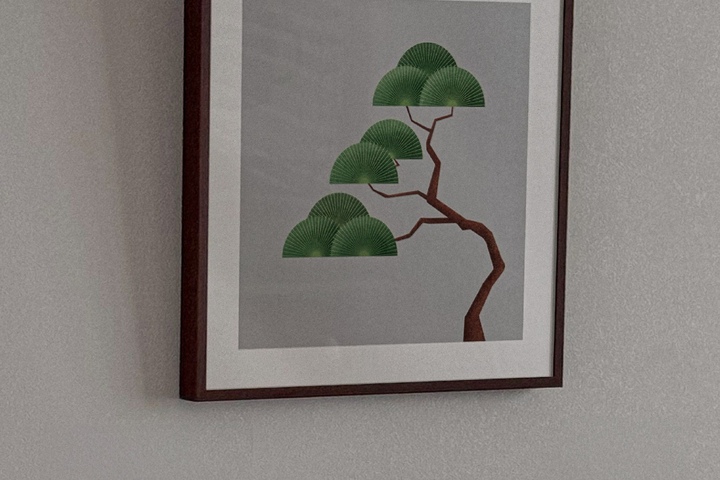 그림·사진 송영 행운을 담은 풍수 갤러리 현관 인테리어 소나무 그림 오늘의집 쇼핑