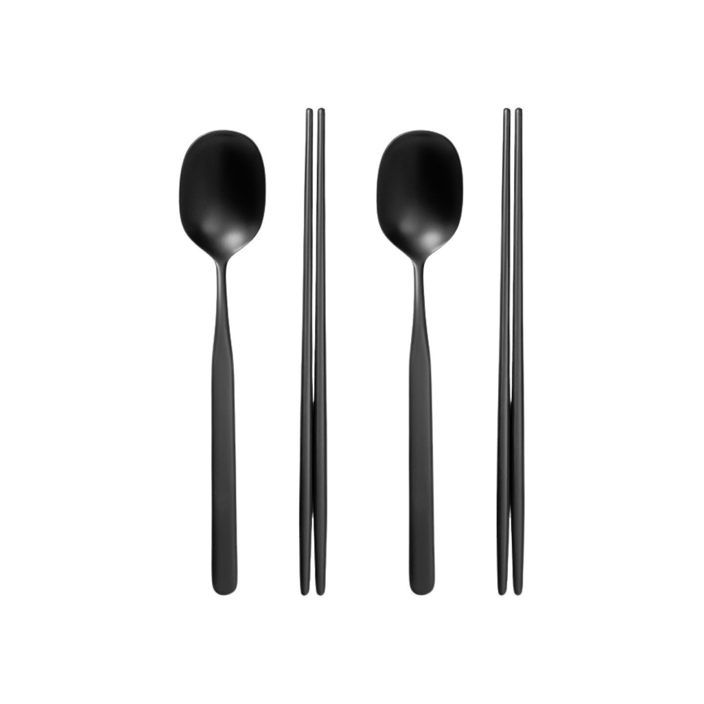 수저·커트러리세트 인그레이빙 무료 호랑 한식 수저 2인세트 블랙에디션 숟가락젓가락 오늘의집 쇼핑