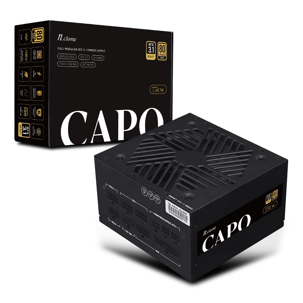 데스크탑·올인원PC > CAPO 750W GOLD 풀모듈러 ATX 3.1 블랙 파워 컴퓨터파워 파워서플라이 | 오늘의집 쇼핑