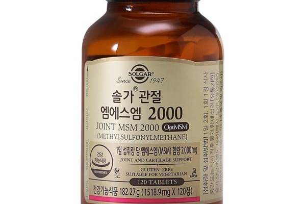 건강기능인증 관절 연골 엠에스엠 Msm 2000 15189mg 120정 오늘의집 쇼핑