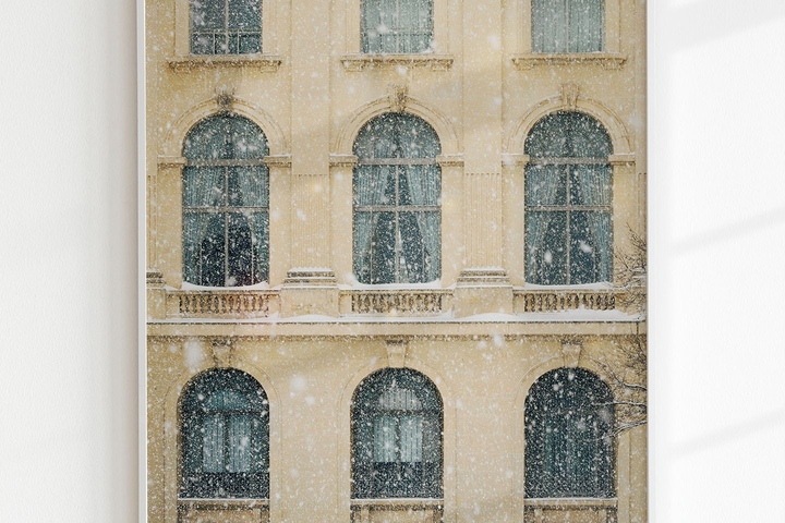 패브릭포스터·그림 리무버블 접착 포스터 크리스마스 인테리어 그림 액자 Castle 오늘의집 쇼핑