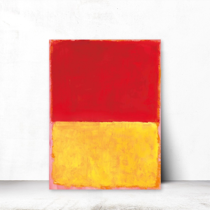 그림·사진 마크로스코 레드옐로우 추상화 단색 포인트 대형 인테리어 그림 액자 오늘의집 쇼핑