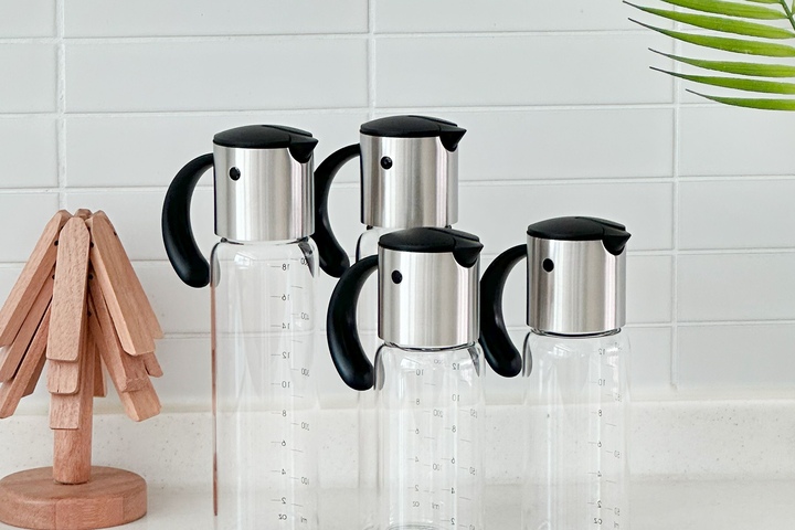 양념통·오일병 오토 오일병 자동개폐 소분 유리병 350ml 5p 세트 오늘의집 쇼핑
