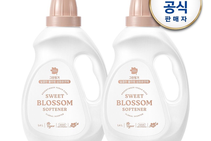 세탁용품 달콤한블라썸 유아 섬유유연제 14lx2팩 오늘의집 쇼핑