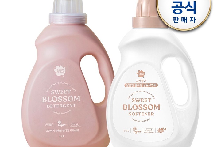 세탁용품 달콤한블라썸 유아 세탁세제 14l섬유유연제 14l 오늘의집 쇼핑